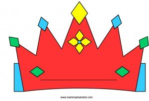 Corone da ritagliare per bambini: nuovi modelli - Mamma e Bambini