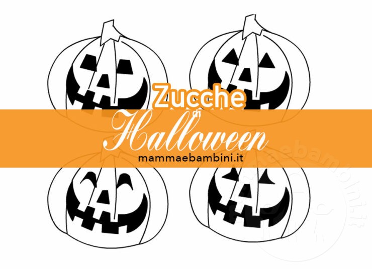 Halloween disegni zucche da colorare - Mamma e Bambini