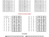 Nuovi esercizi sulle tabelline per bambini - Mamma e Bambini