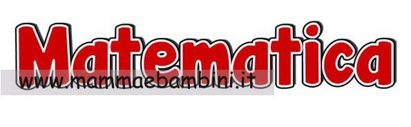 Scritta matematica da stampare - Mamma e Bambini