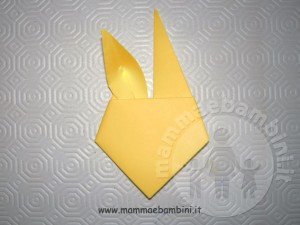 Coniglio con la tecnica origami - Mamma e Bambini