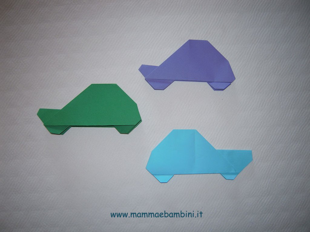 Video come realizzare macchina origami - Mamma e Bambini