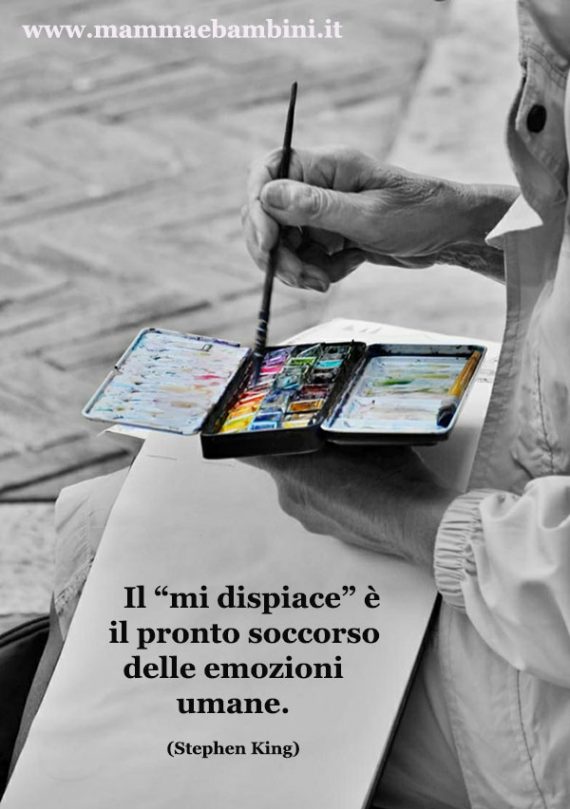 Frase del giorno su mi dispiace - Mamma e Bambini