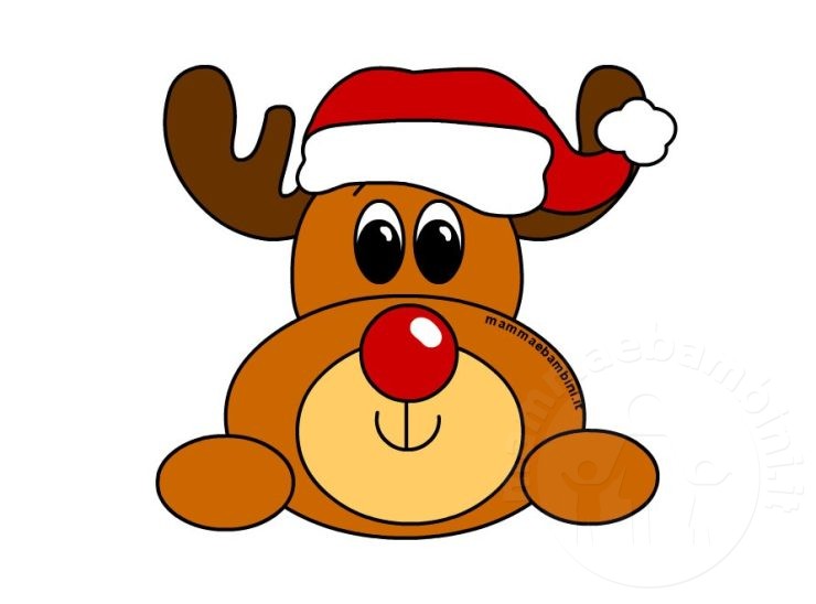 Renna di Babbo Natale - Mamma e Bambini