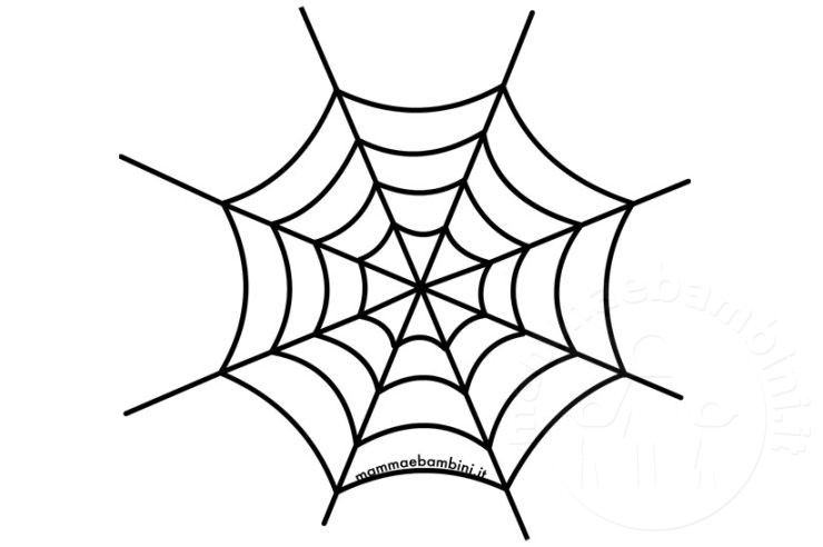 Ragnatela disegno - Mamma e Bambini