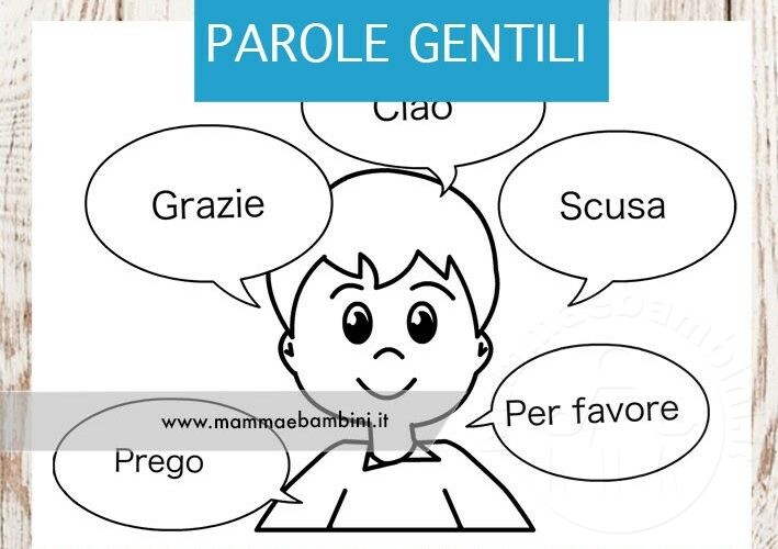 Giornata della gentilezza disegno - Mamma e Bambini