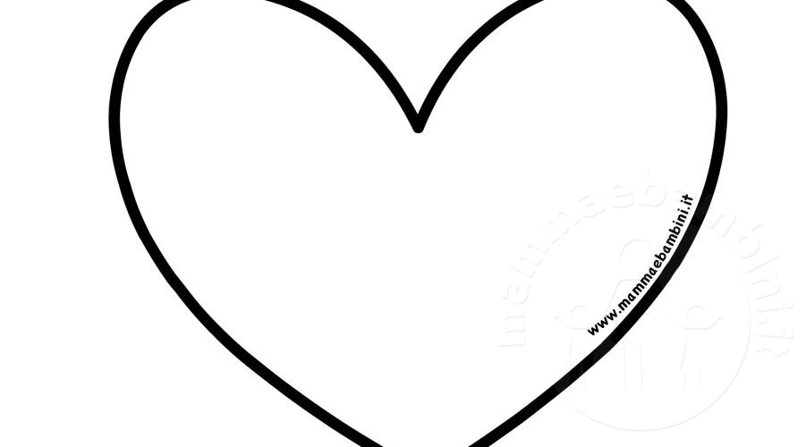 Cuore disegno - Mamma e Bambini