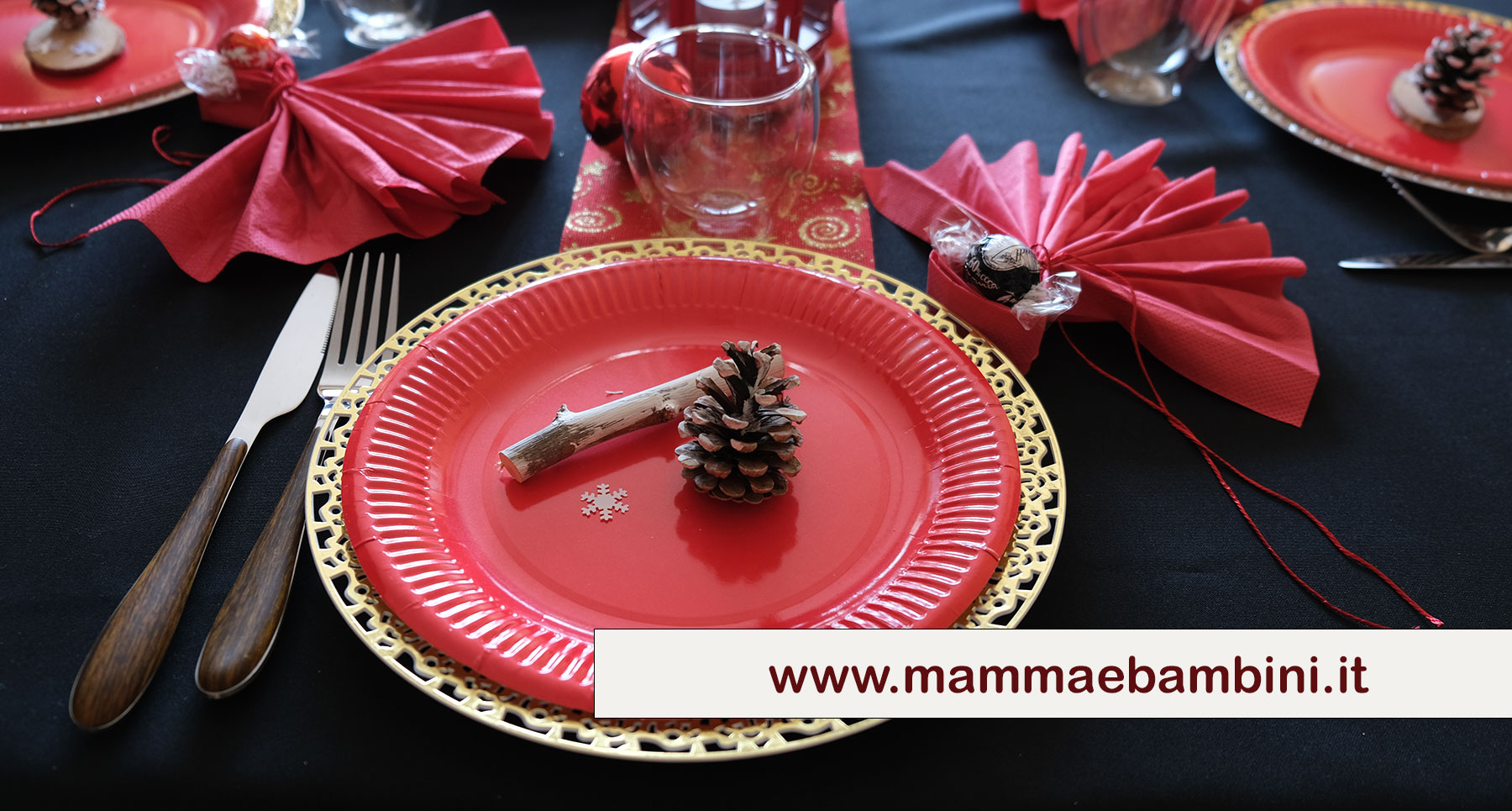 Idee tavola apparecchiata per Natale - Mamma e Bambini