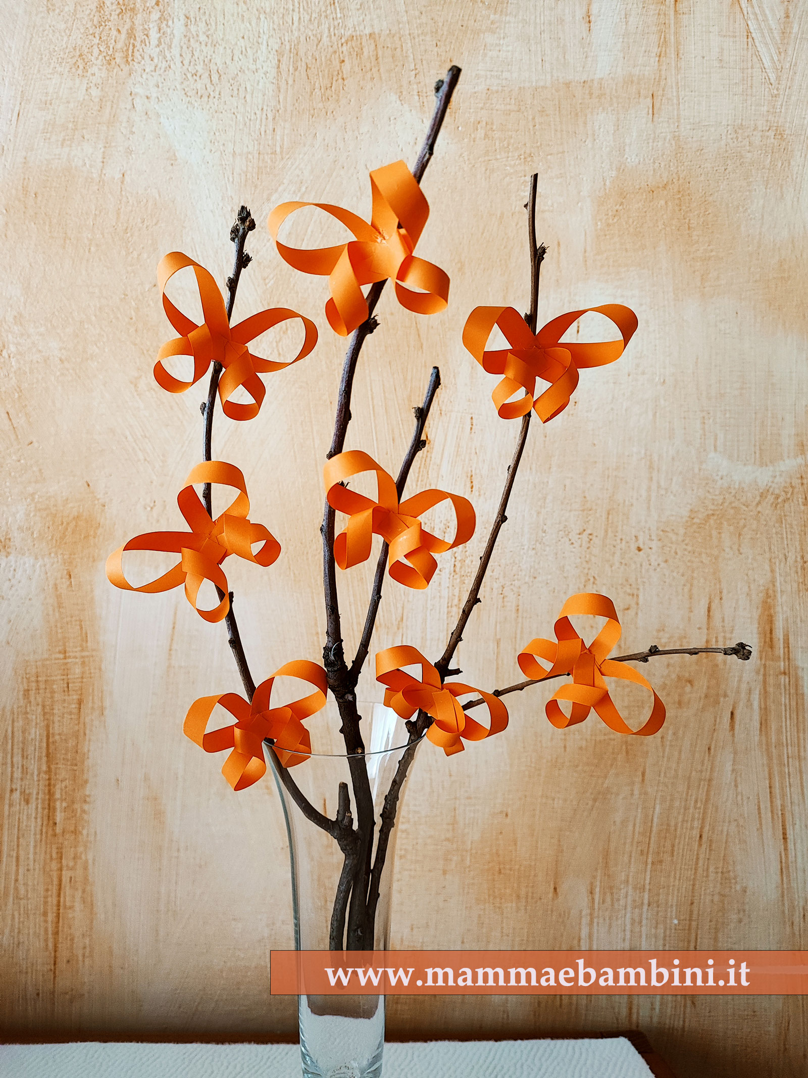 Farfalla di carta veloce da realizzare - Mamma e Bambini