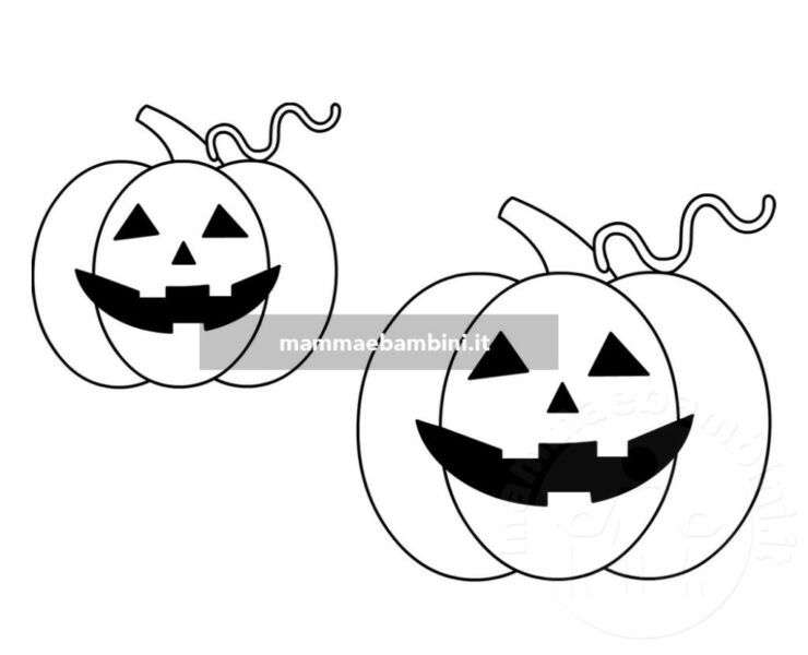 Zucche Halloween - Mamma e Bambini