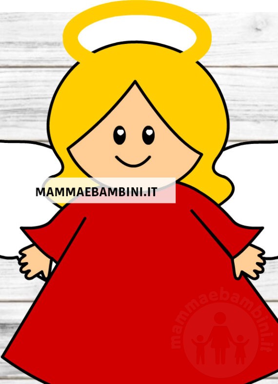 Angelo di Natale - Mamma e Bambini