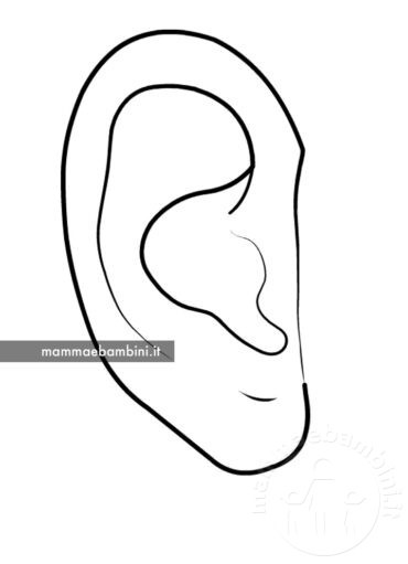 Orecchio disegno - Mamma e Bambini