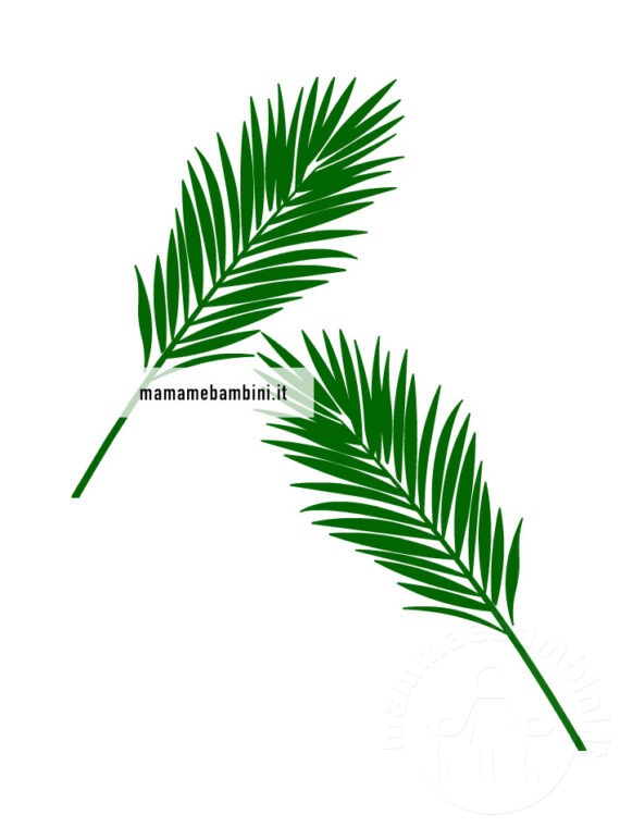 Rami di palma - Mamma e Bambini