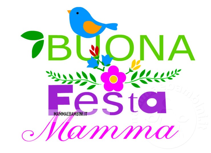 Auguri Festa della Mamma - Mamma e Bambini