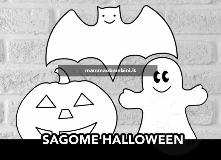 Sagome Halloween - Mamma e Bambini
